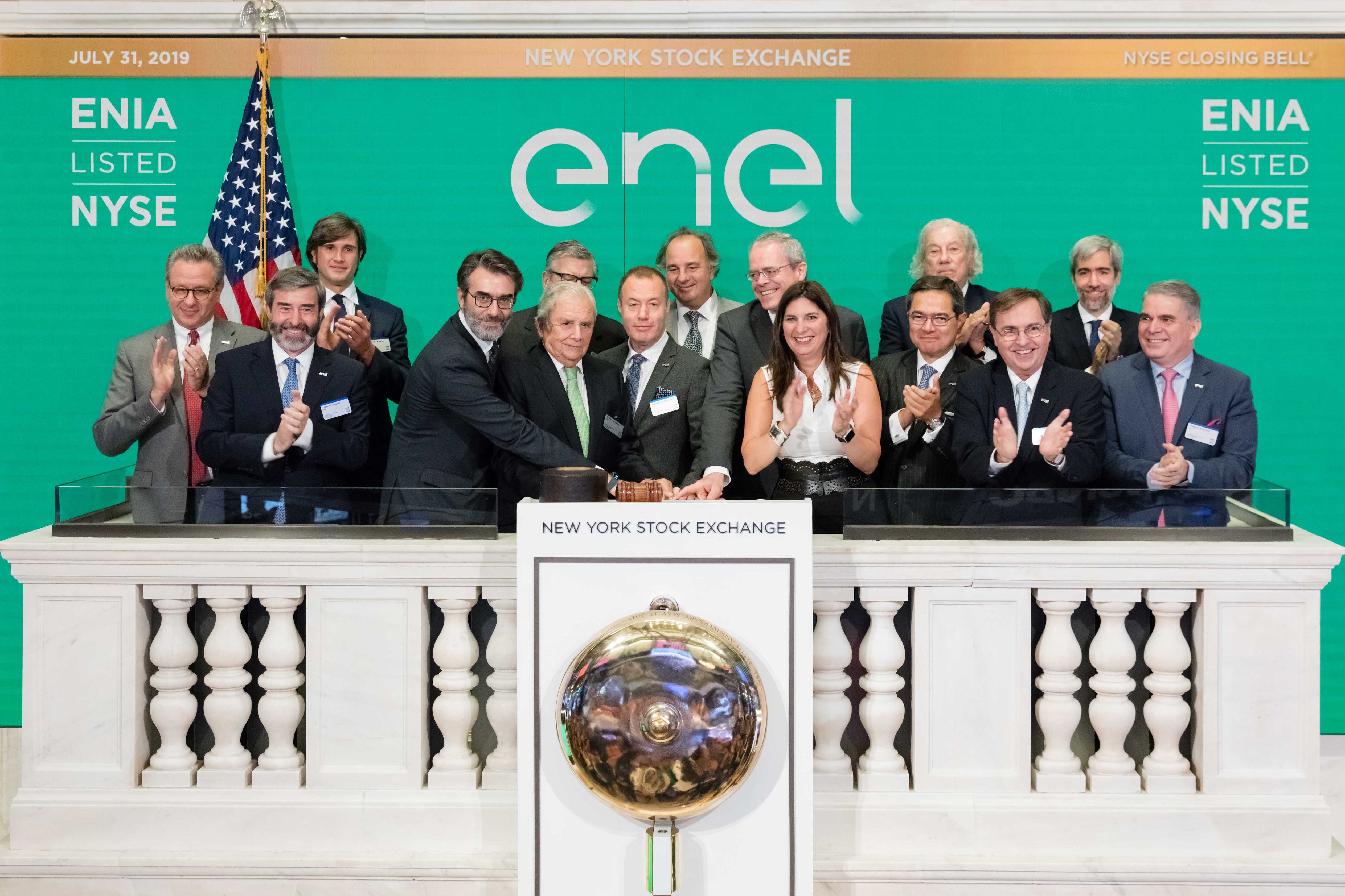 Enel America 25 anos na NYSE - enel.com.br