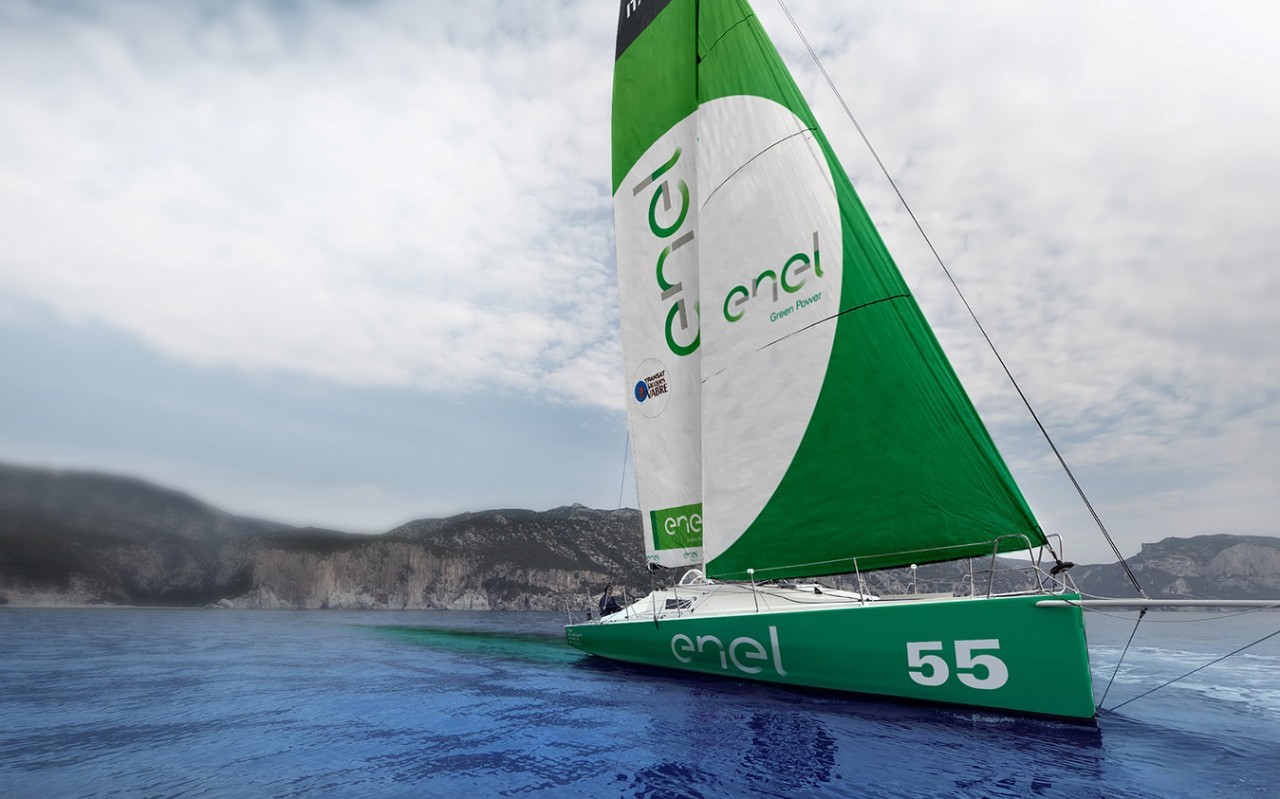 Sailboat powered by green energy is technological innovation in favor ...